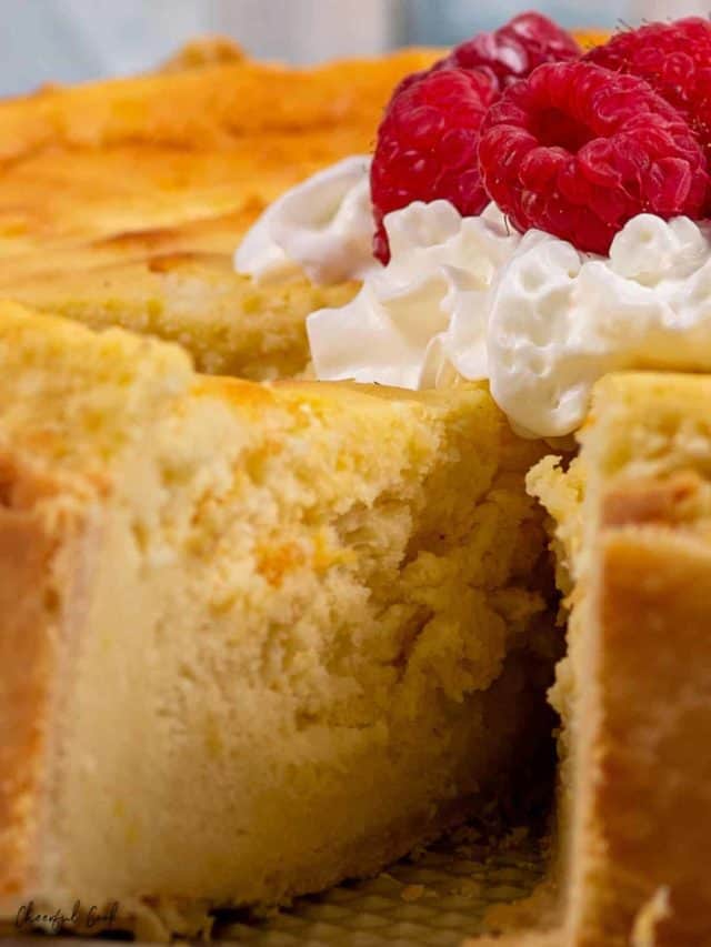 German Cheesecake ~ Käsekuchen - Cheerful Cook