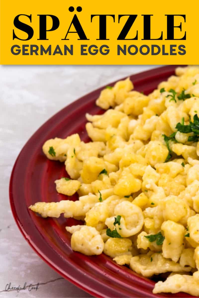 Homemade German Spätzle Recipe (Spätzle) - Cheerful Cook