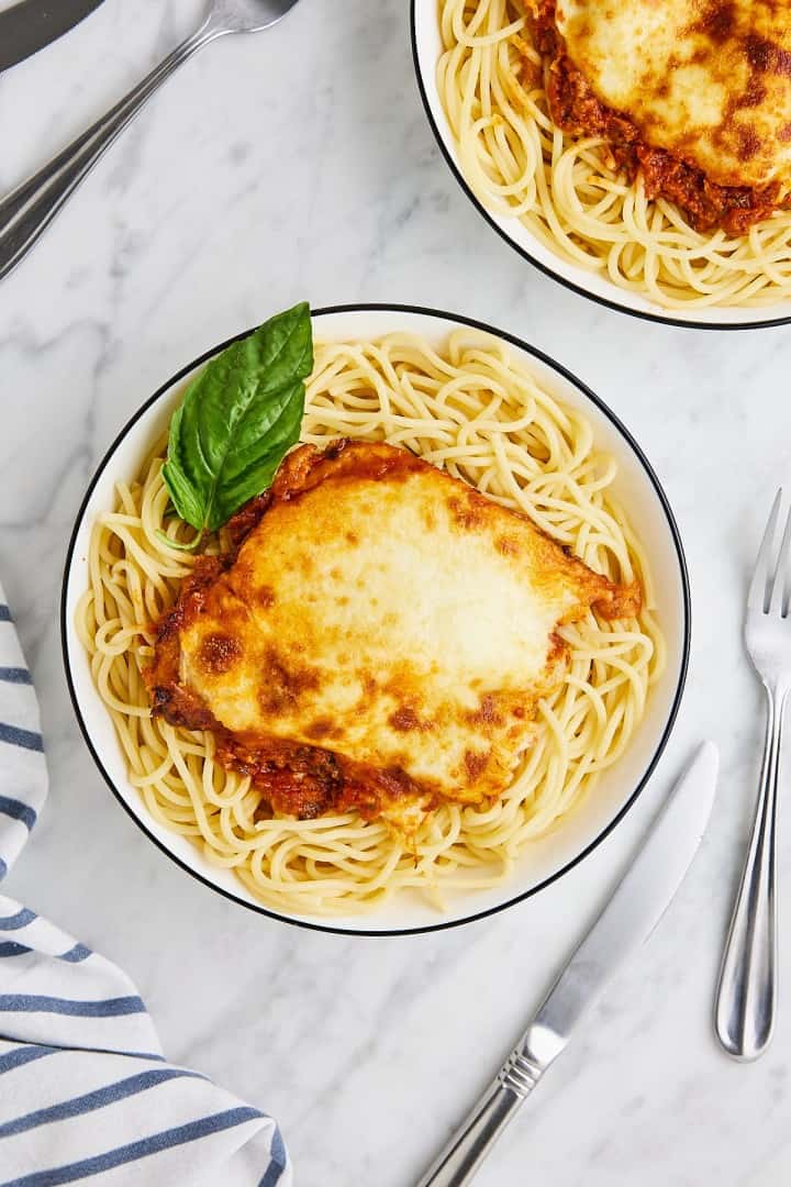 Easy Cheesy Chicken Parmesan Recipe - Cheerful Cook