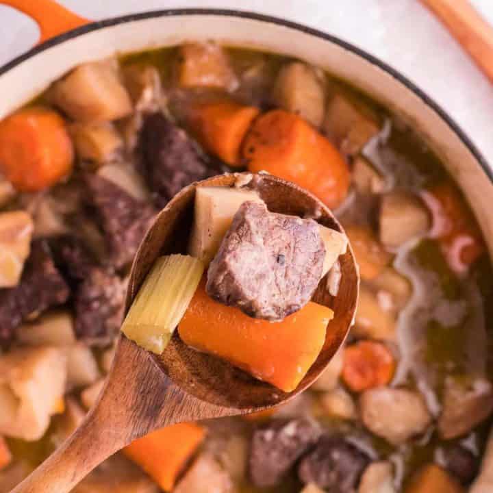 Old-Fashioned Beef Stew with Root Vegetables