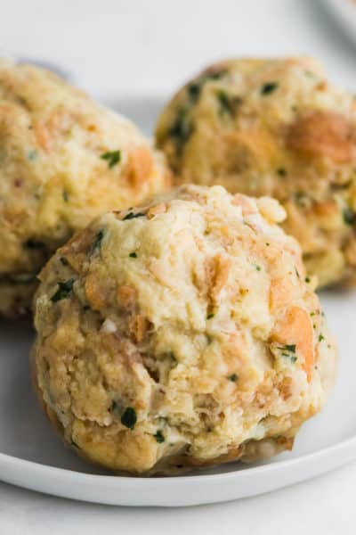 German Bread and Bacon Dumplings - Speckknödel