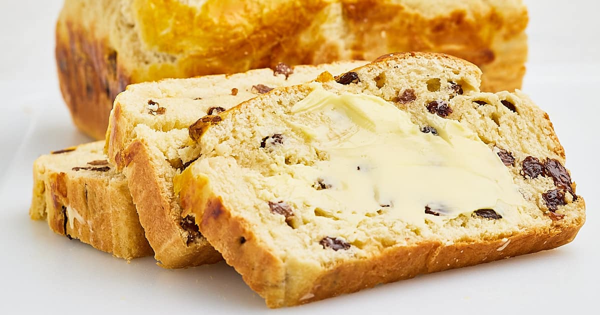 Homemade Raisin Bread (without cinnamon) - Cheerful Cook