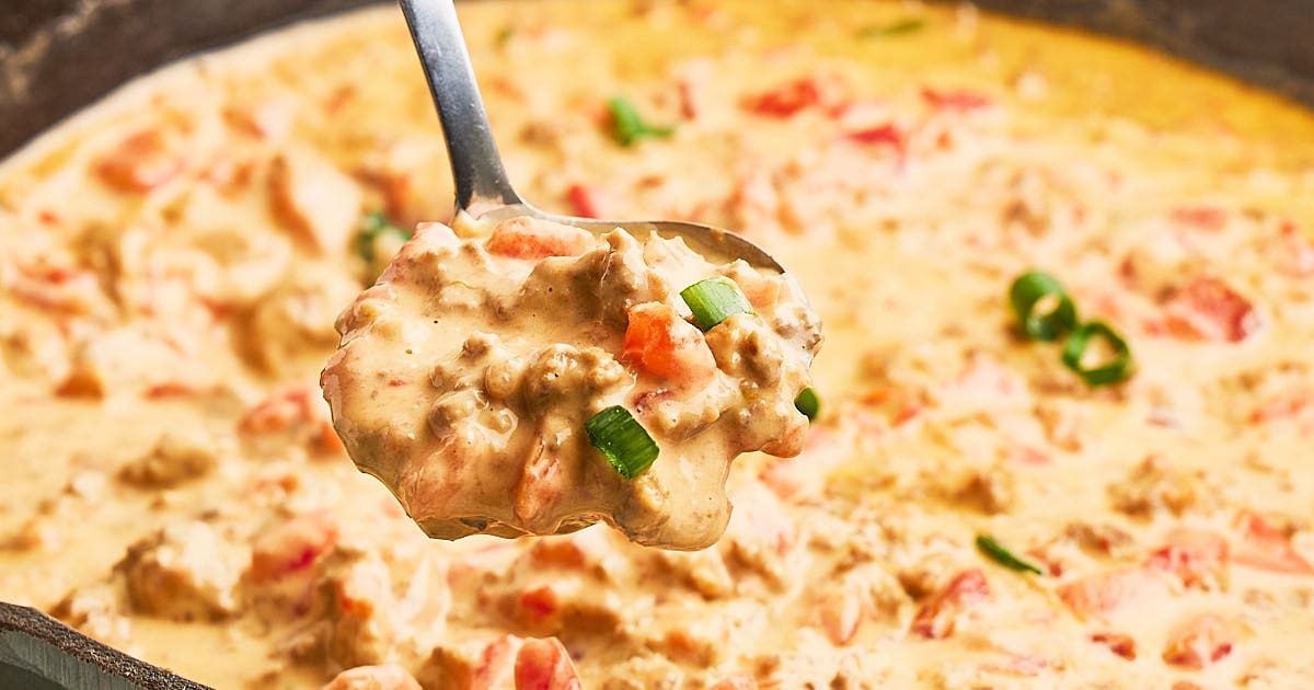 The Best Rotel Dip Recipe (3 Ingredients)