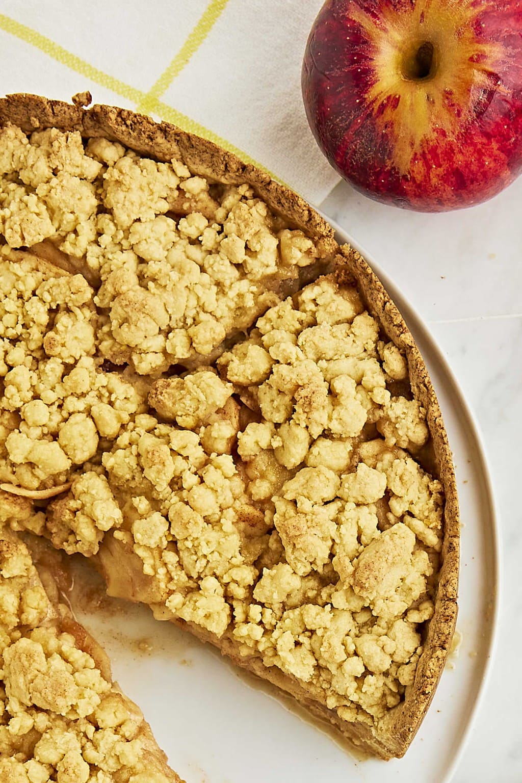 Easy German Apple Cake with Streusel - Cheerful Cook