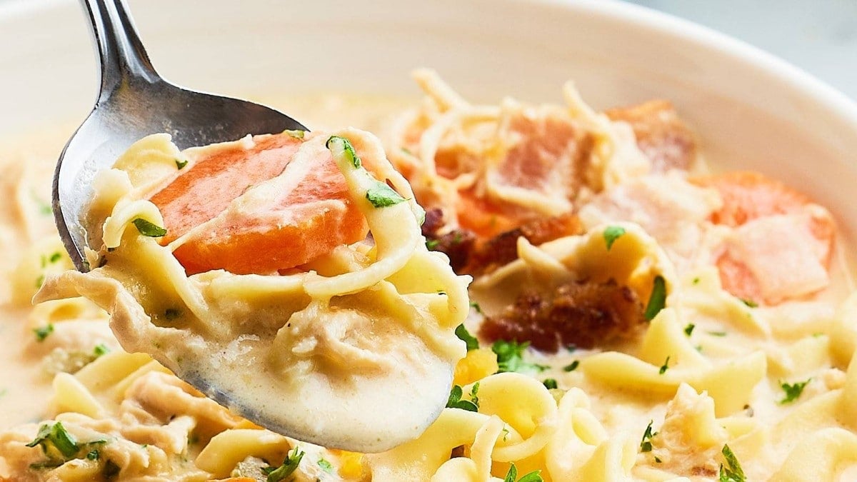 Crack Chicken Noodle Soup
