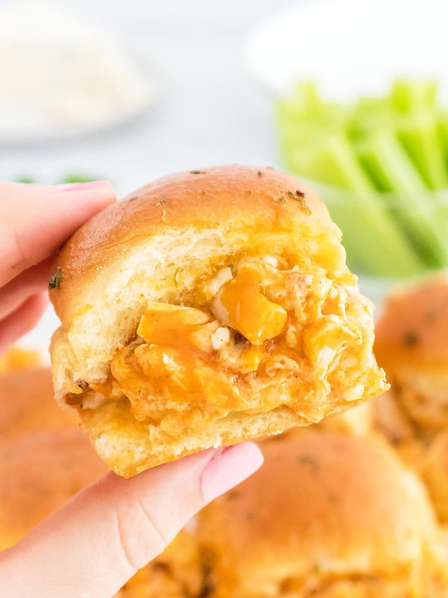 Easy Buffalo Chicken Sliders