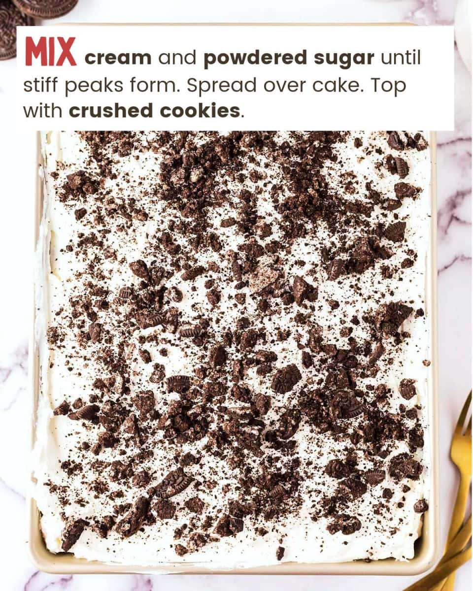Easy Oreo Sheet Cake The Whole Family Will Love
