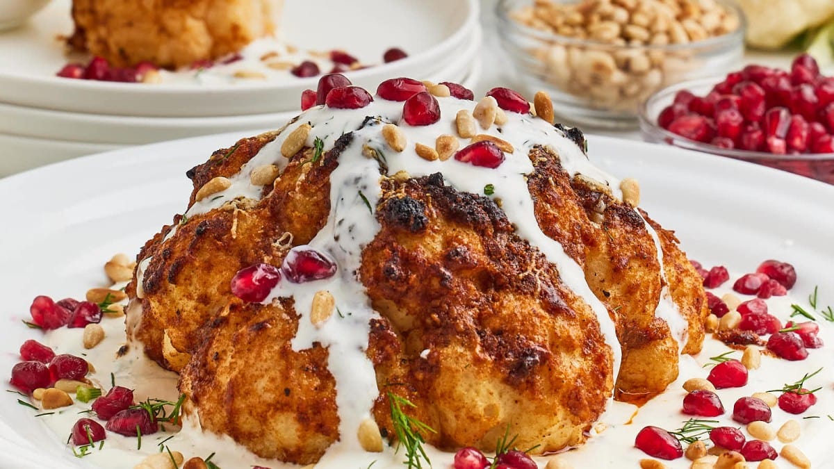 Whole Roasted Cauliflower