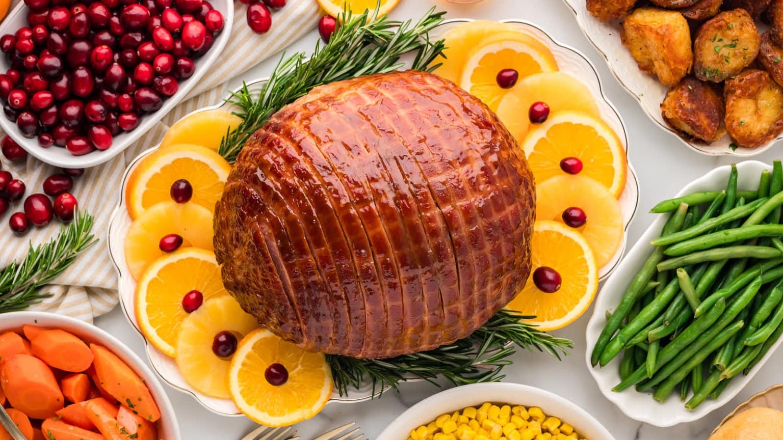 The Best Glazed Crock Pot Ham Recipe