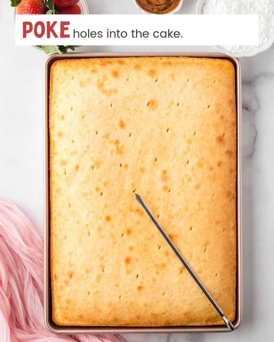 The Easiest Tres Leches Cake Recipe with Box Cake Mix