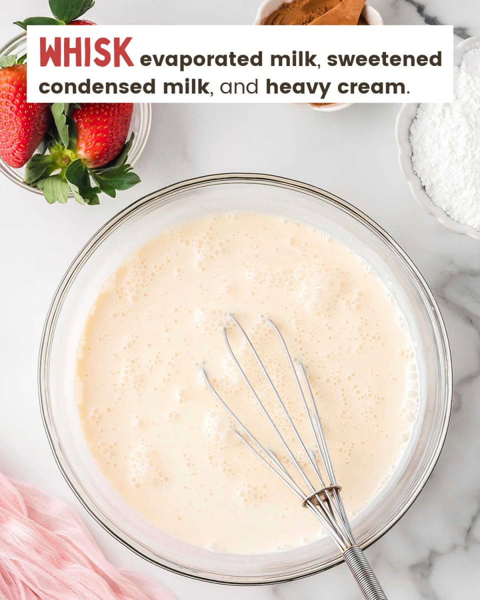 The Easiest Tres Leches Cake Recipe with Box Cake Mix