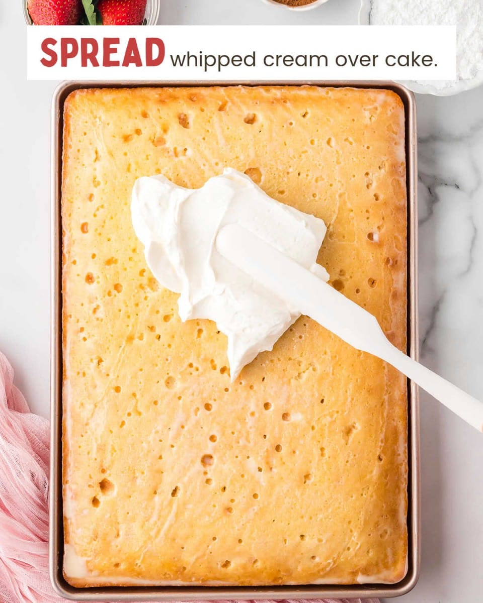The Easiest Tres Leches Cake Recipe with Box Cake Mix