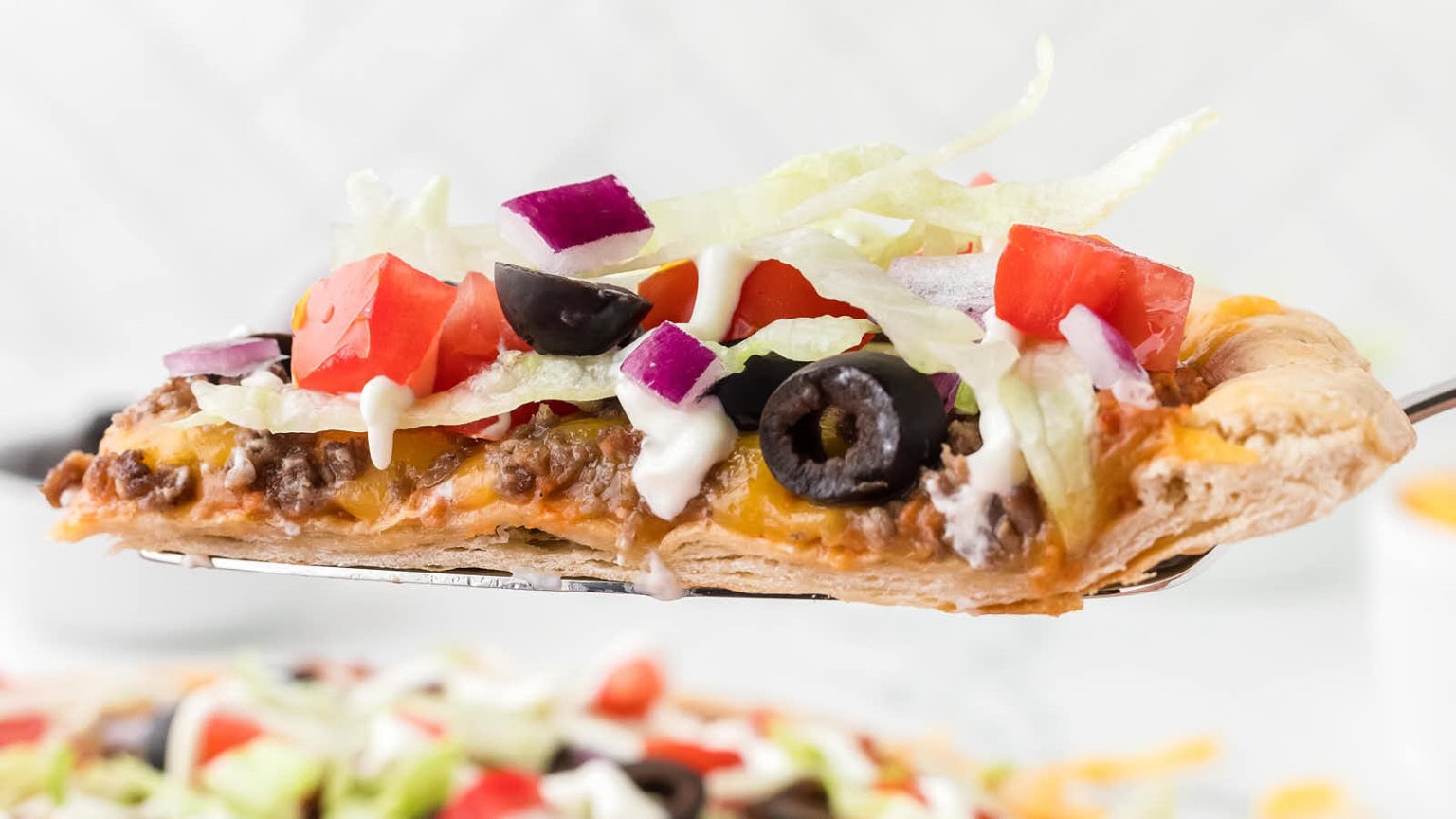 Easy Taco Pizza Made With Premade Crust