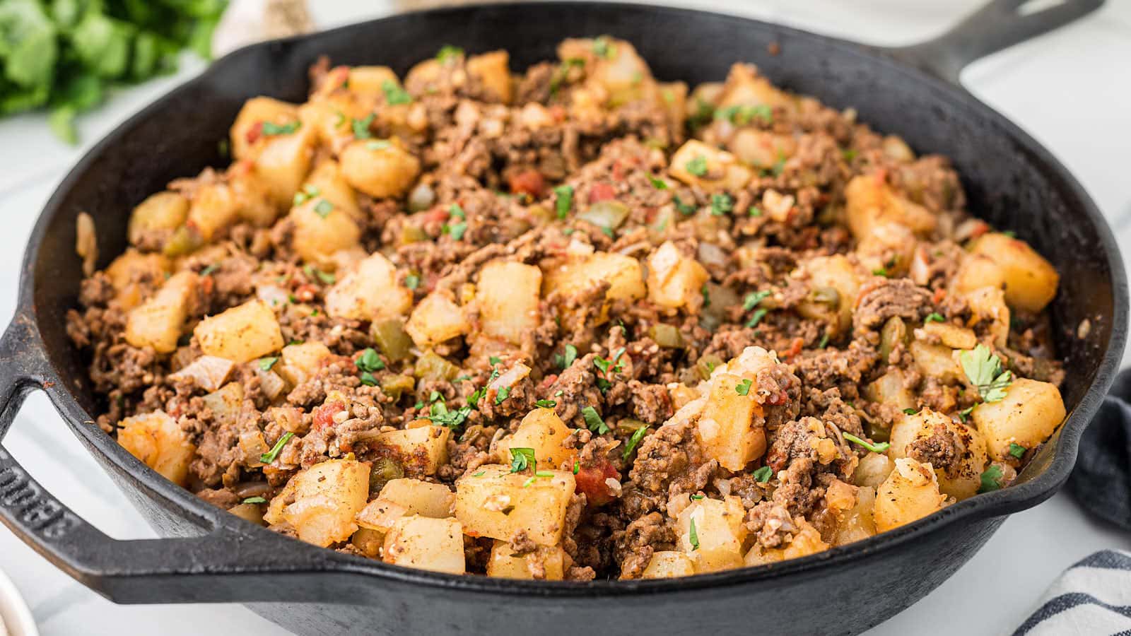 Picadillo Recipe (Easy One-Skillet Ground Beef and Potatoes)
